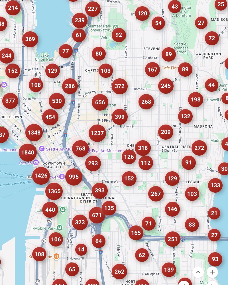 Seattle Business Licenses: Map and Stats | Open Data Seattle
